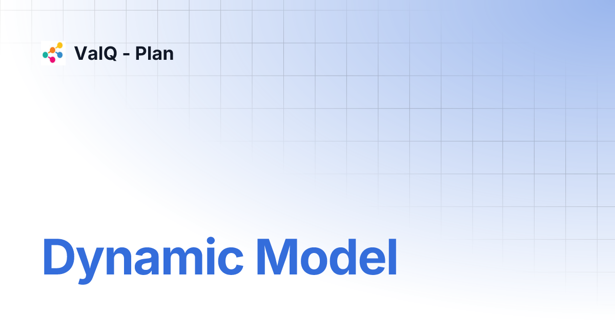 Dynamic Model | ValQ - Plan