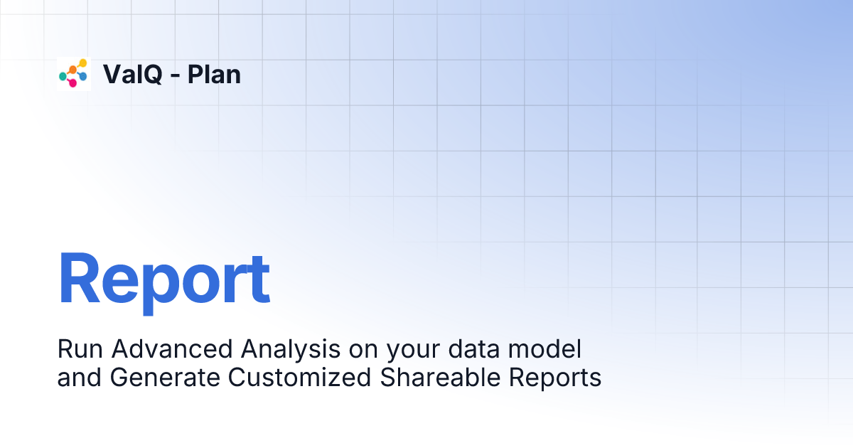 Report | ValQ - Plan
